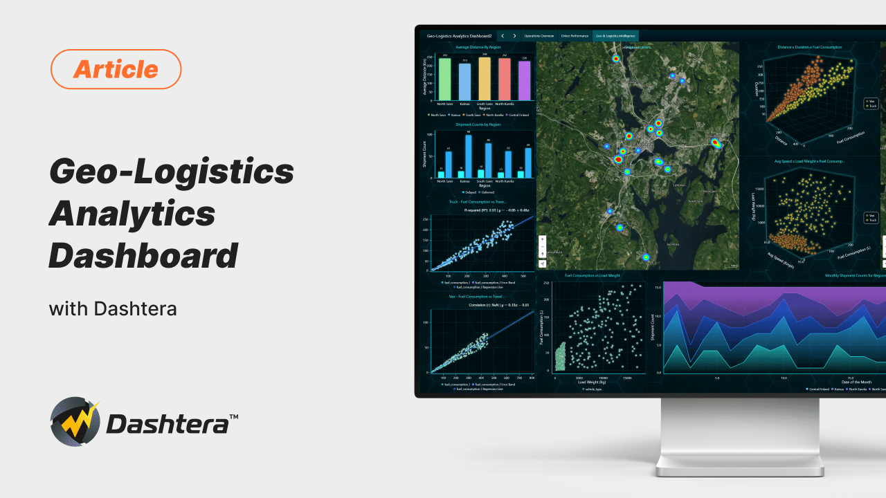 Geo-Logistics Analytics Dashboard - Dashtera